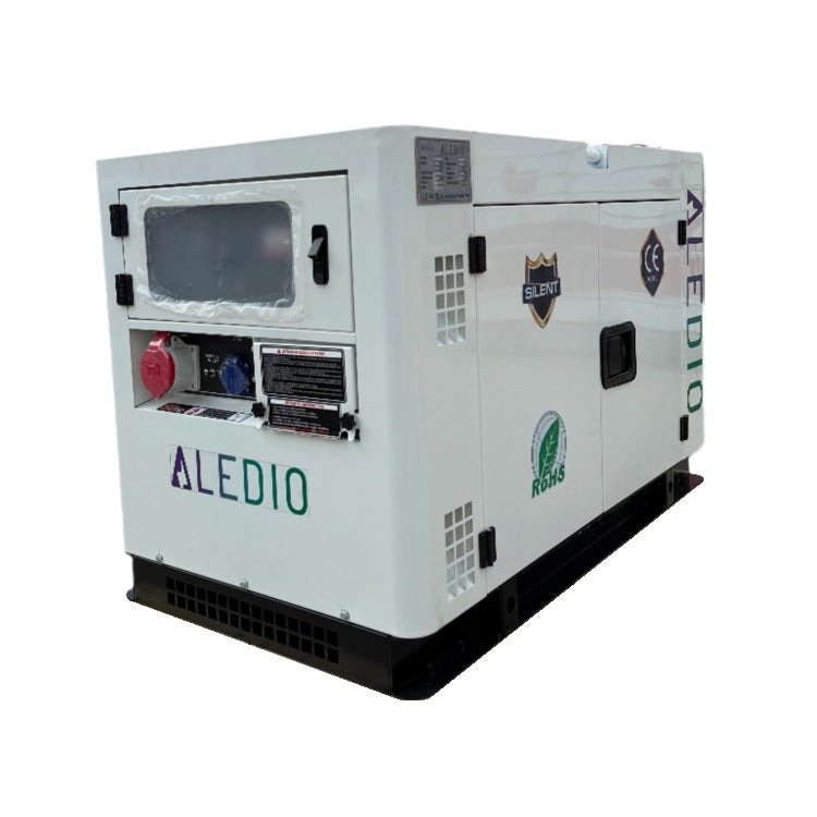 Generator de curent, diesel, 15 kVA, 12 kW, 380/220V, Aledio DG15000SE ...